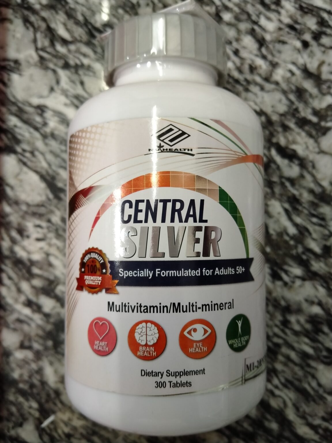 Central Silver For Adults 50+ tab (300tab) - Jivaka Pharmacy