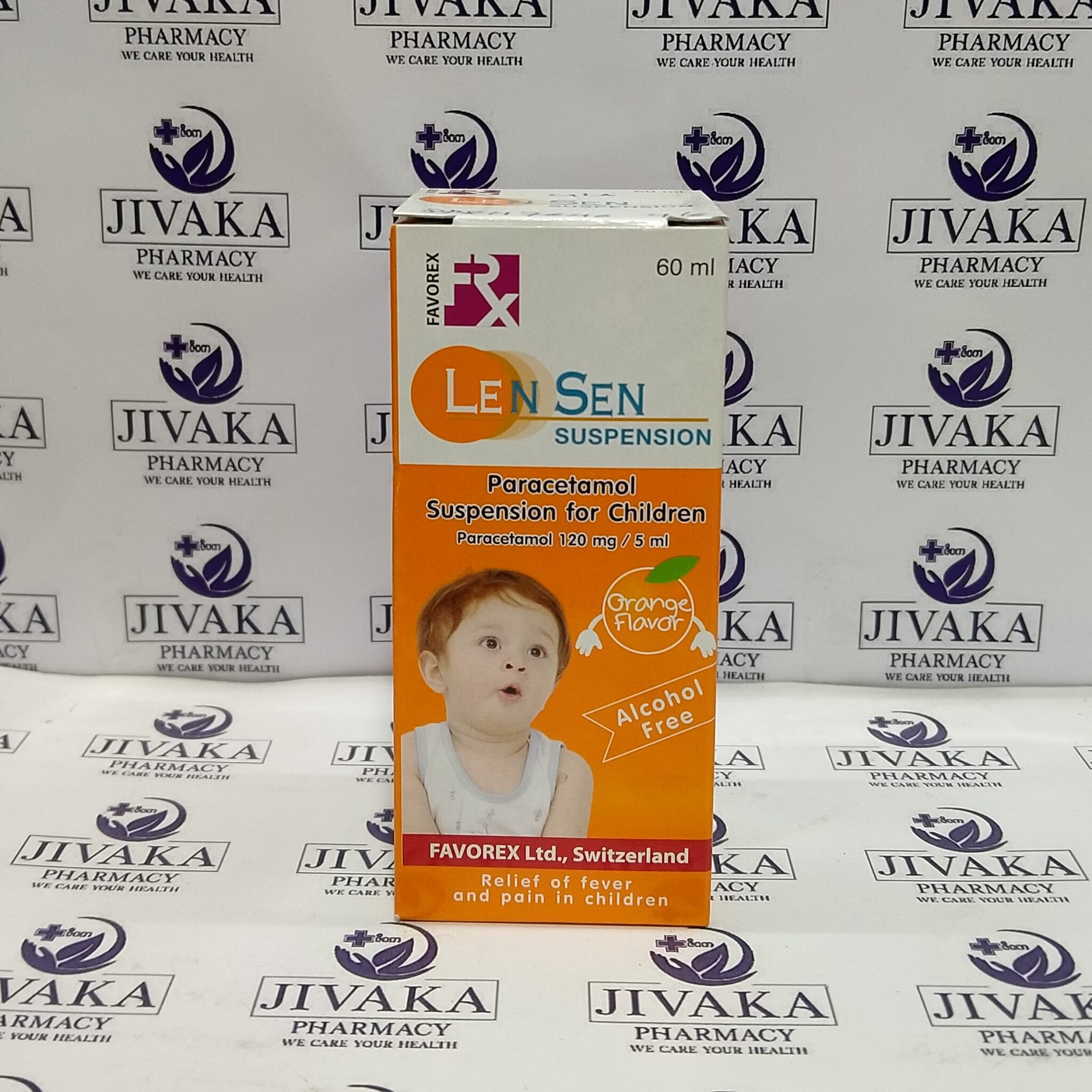 Lensen ( Orange ) 60ml sy - Jivaka Pharmacy