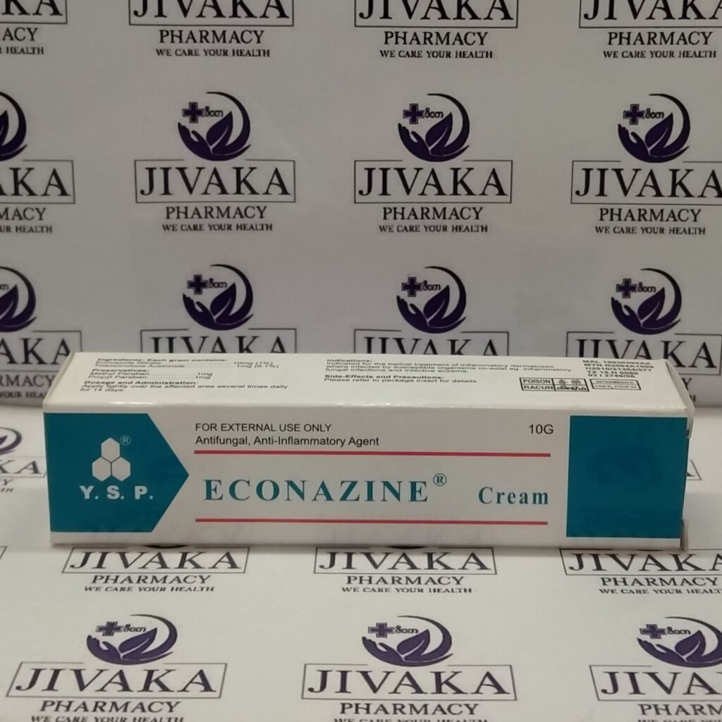 Econazine 10g c/m - Jivaka Pharmacy