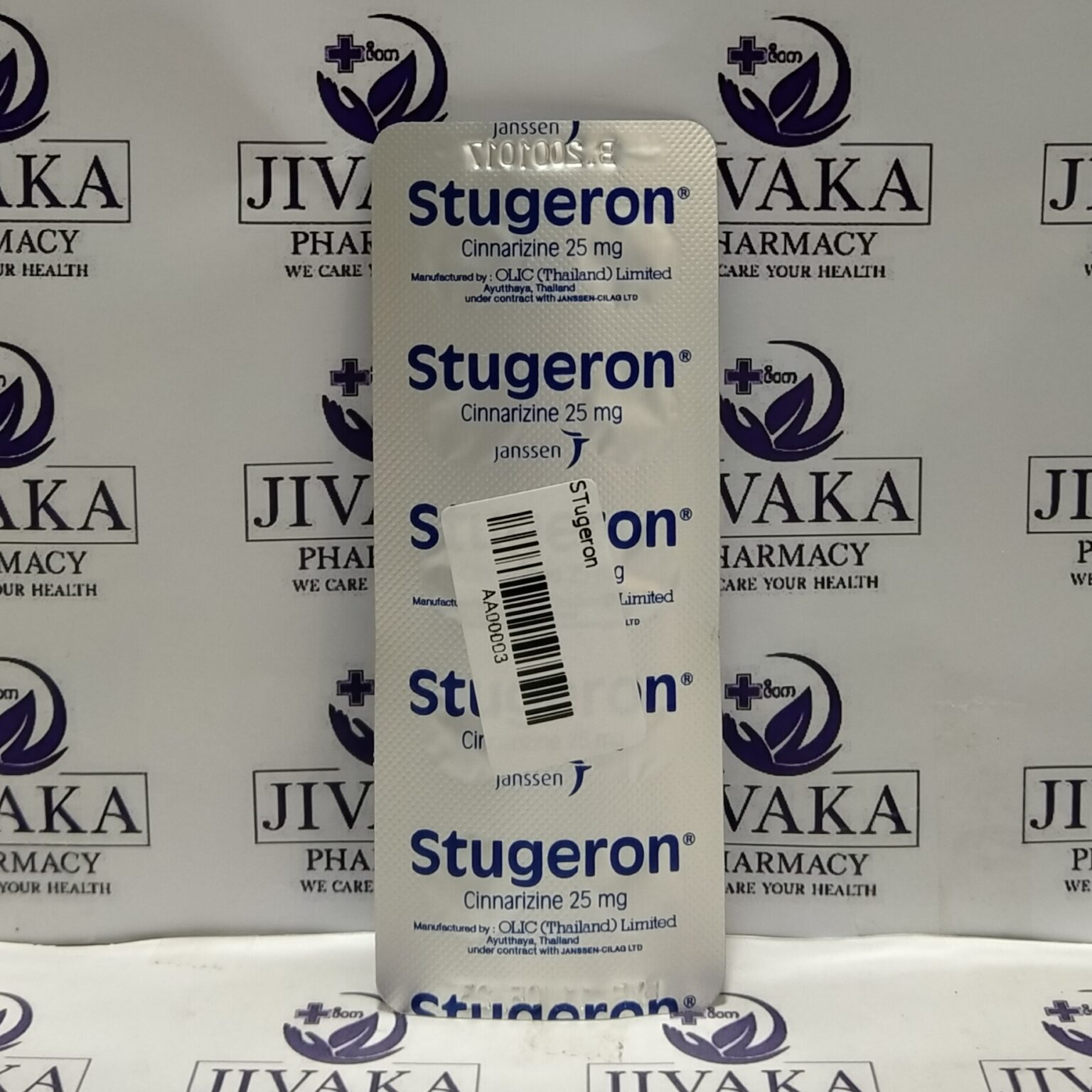 Stugeron ( 25 st ) - Jivaka Pharmacy
