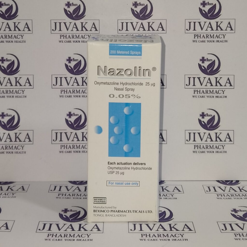 Nazolin nasal spray - Jivaka Pharmacy