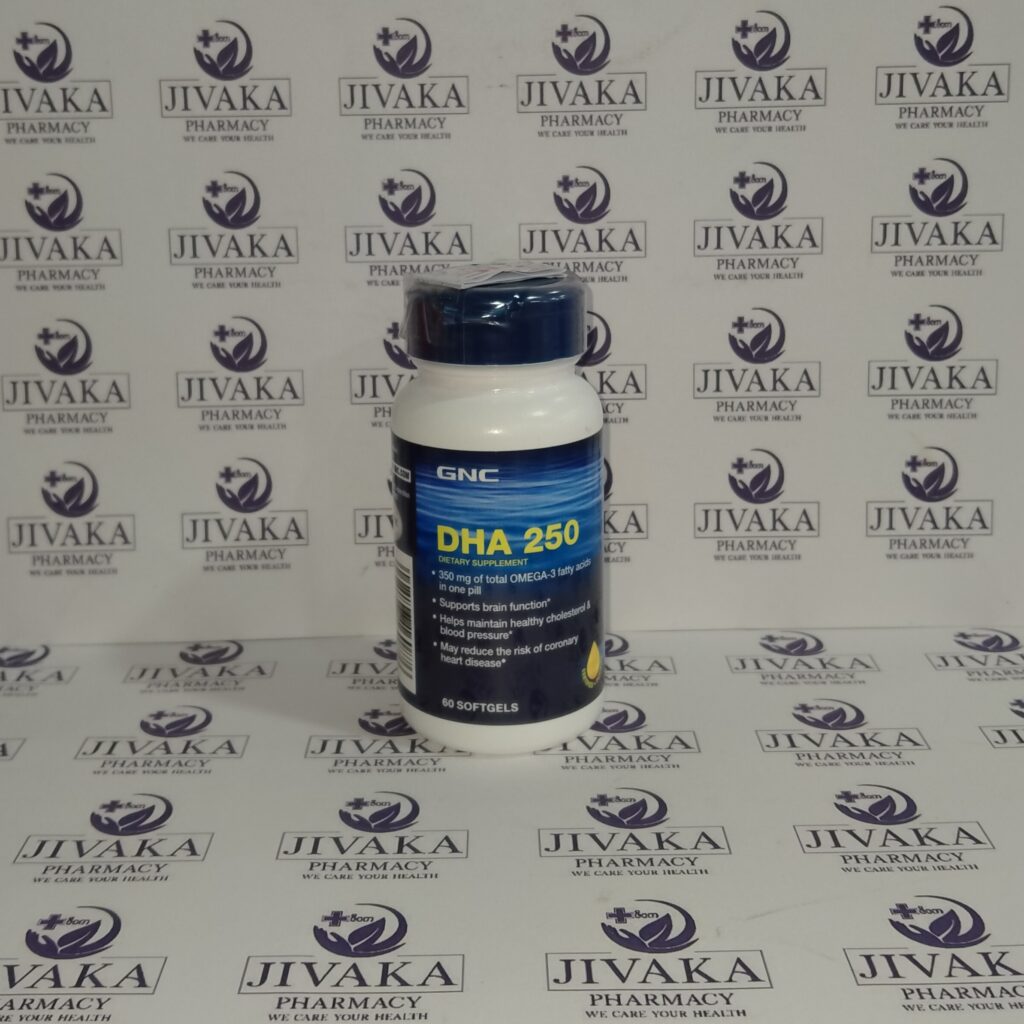 DHA 250 ( GNC ) ( 60 cap ) - Jivaka Pharmacy