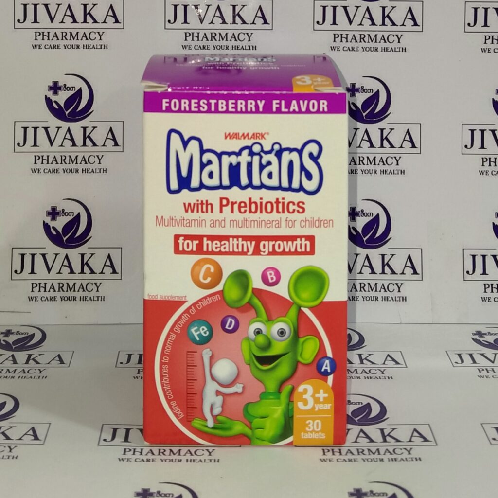 Martians with Prebiotics ( Forestberry ) ( 30 tab ) - Jivaka Pharmacy