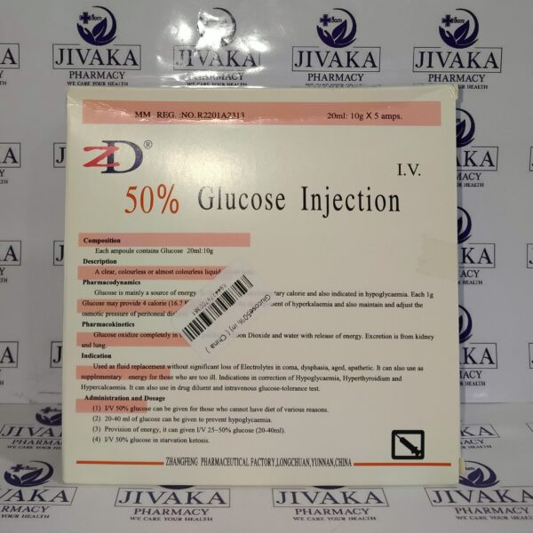 Glucose50% inj ( China ) - Jivaka Pharmacy