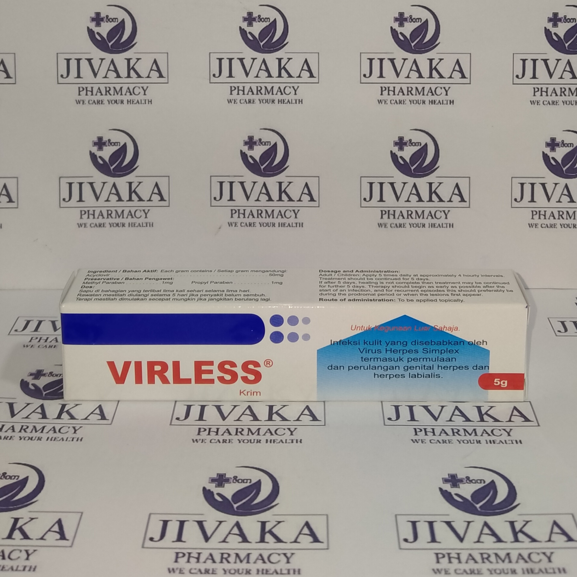 Virless 5g c/m - Jivaka Pharmacy