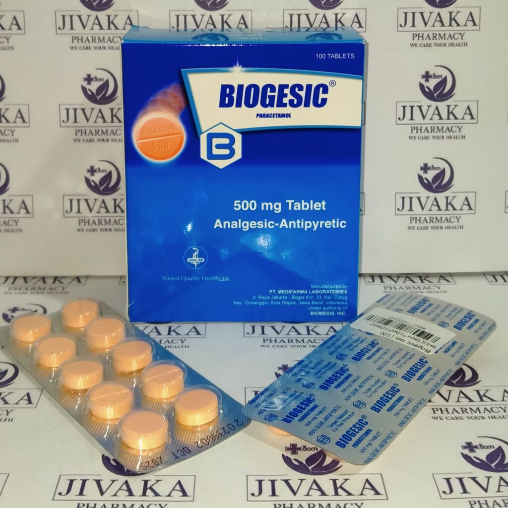 Biogesic tab - Jivaka Pharmacy
