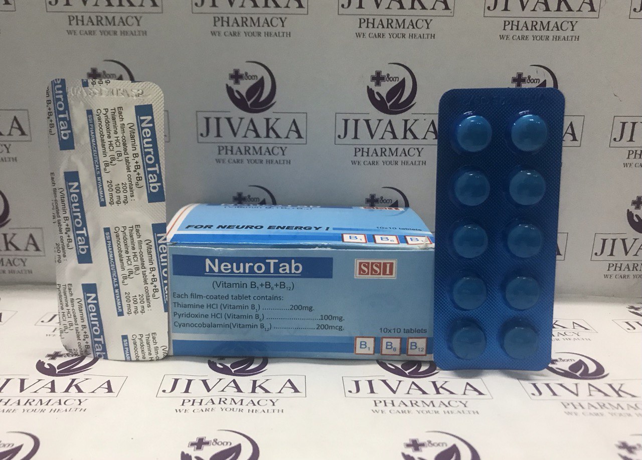 Neuro tab ( SSI ) ( 1box*10st ) - Jivaka Pharmacy