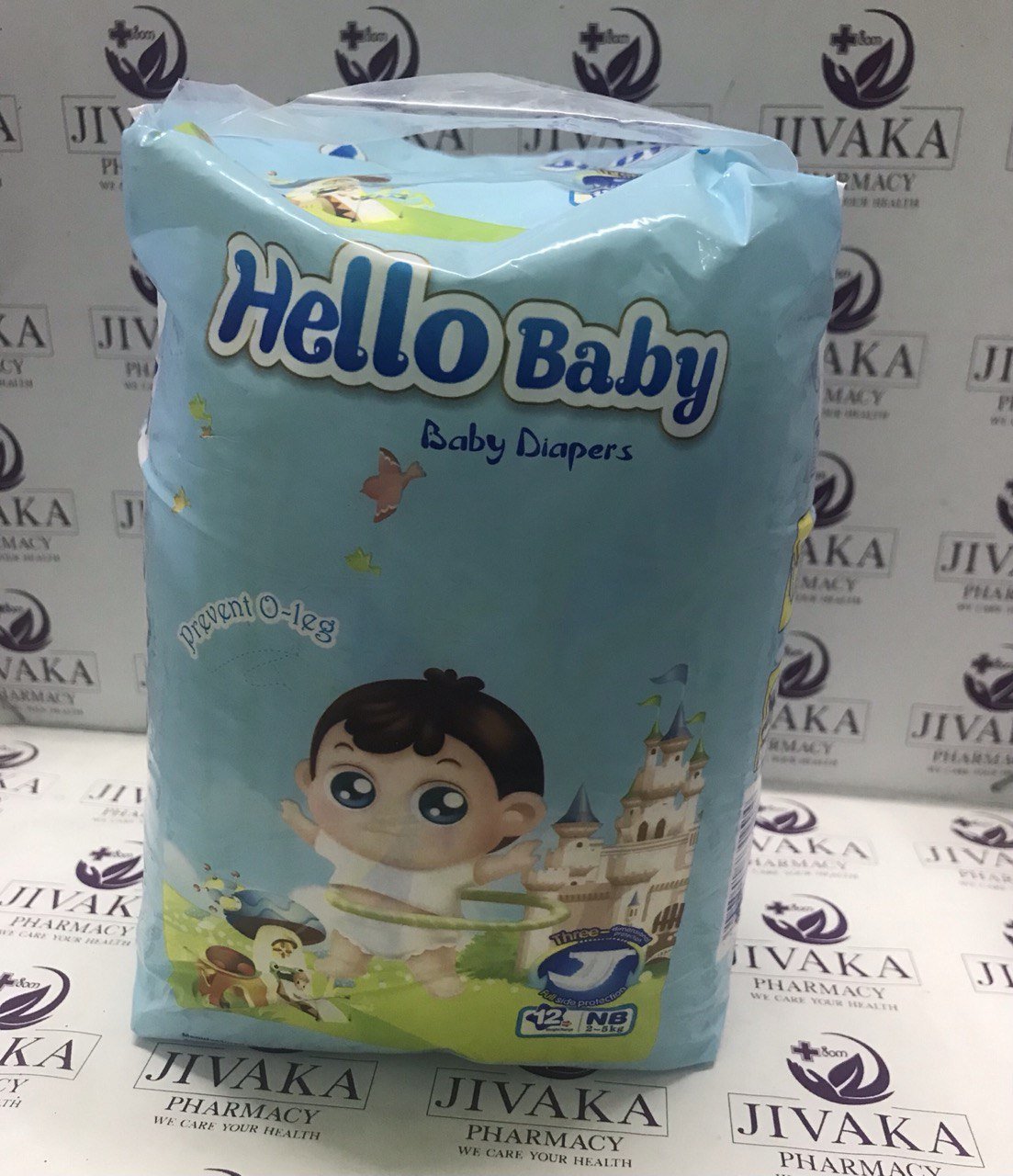 Hello Baby Diaper ( NB ) ( 12pcs ) - Jivaka Pharmacy