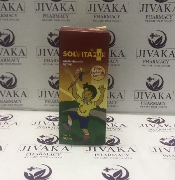 Solvita Plus 60ml sy - Jivaka Pharmacy