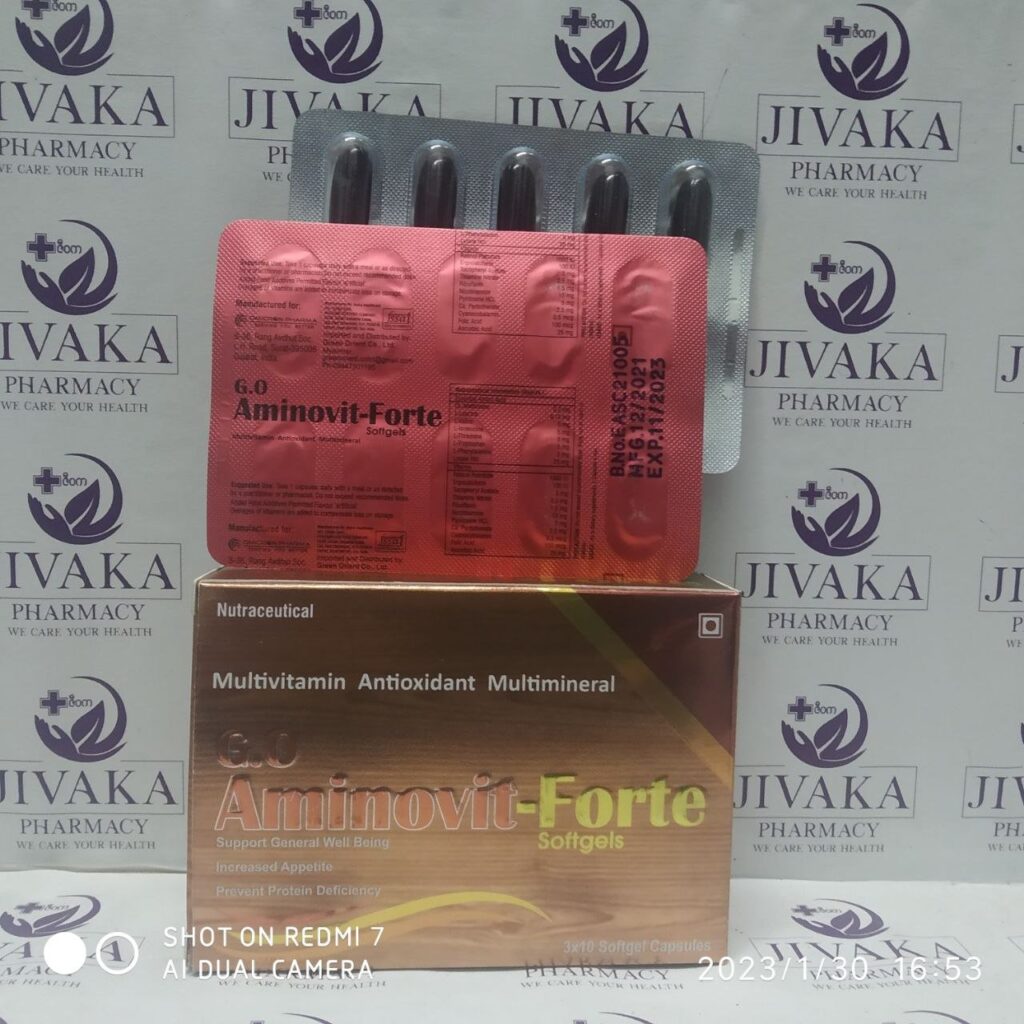 G.O Aminovit Forte ( 1box*3st ) - Jivaka Pharmacy