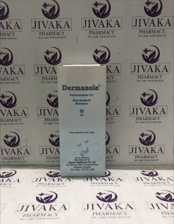 Dermazole Shampoo 50ml - Jivaka Pharmacy