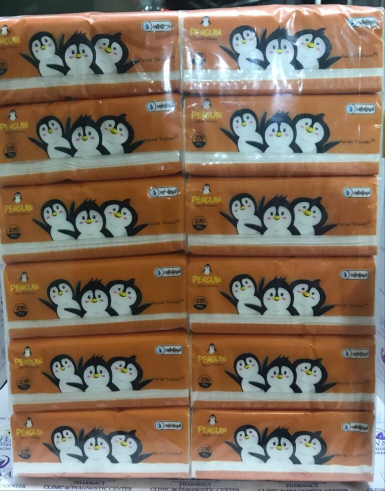 Penguin Tissues ( 120mm ) ( 1pkt*12pcs ) - Jivaka Pharmacy