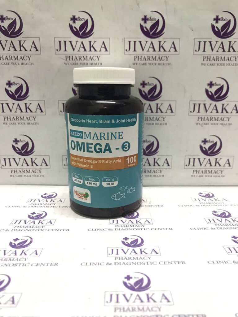 Omega 3 1000 ( Nazco ) ( 100cap ) - Jivaka Pharmacy